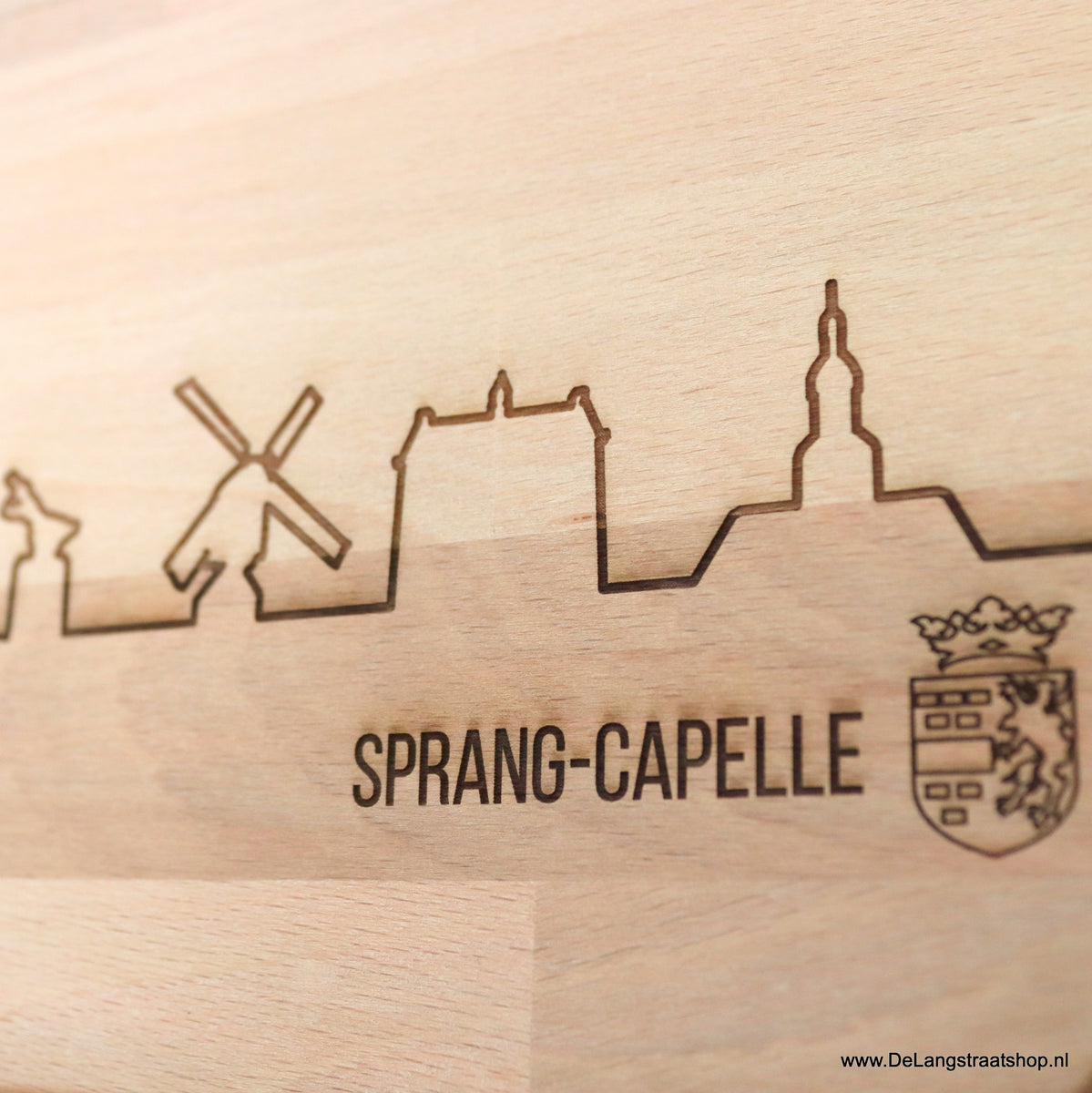Gepersonaliseerde Stadskaarten – Beukenhouten Woonplank ...