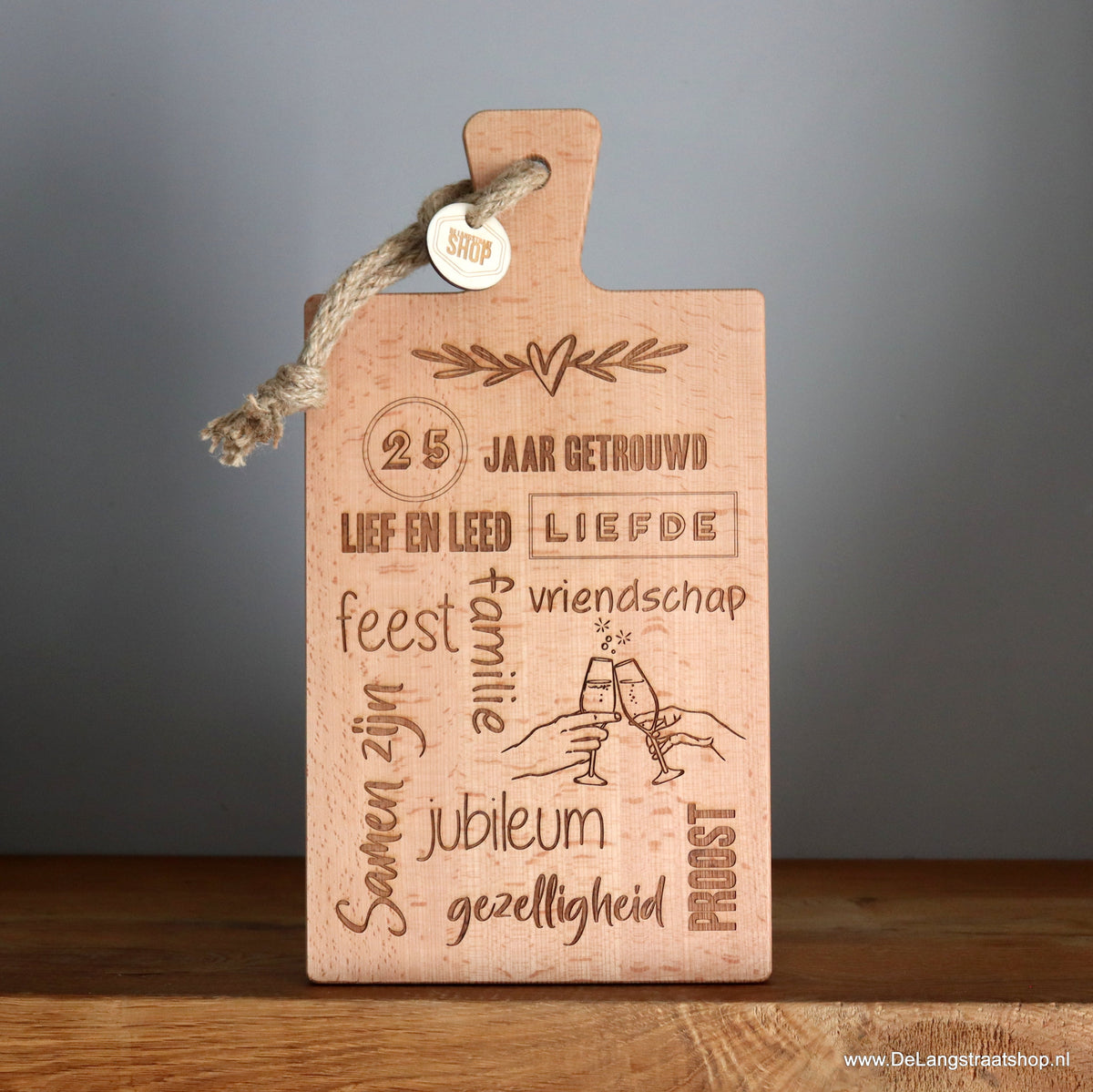 Houten borrelplanken huwelijk en jubileum-unieke cadeau voor de Liefde ...