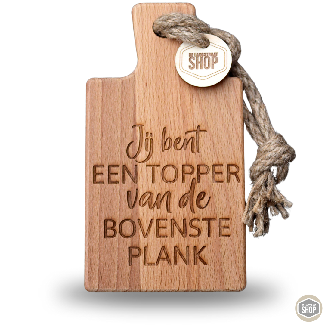 Topper van de bovenste plank - geef een unieke borrelplank cadeau. – De ...